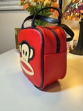 Paul Frank | Bags | Paul Frank Red And Black Julius Monkey Square Mini ...